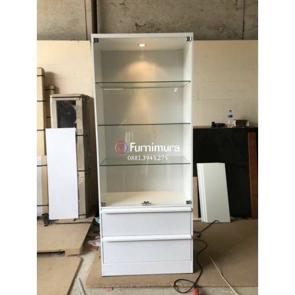Jual Lemari Display / lemari kaca / lemari pajangan | Shopee Indonesia