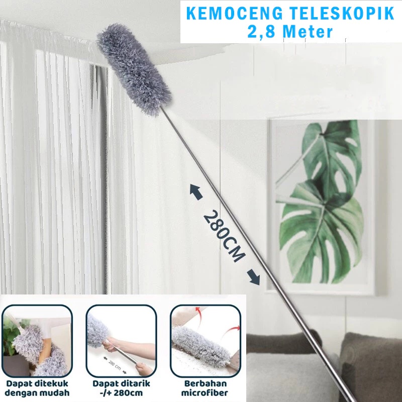 Jual Kemoceng teleskopik panjang 280cm kemoceng multifungsi serbaguna ...
