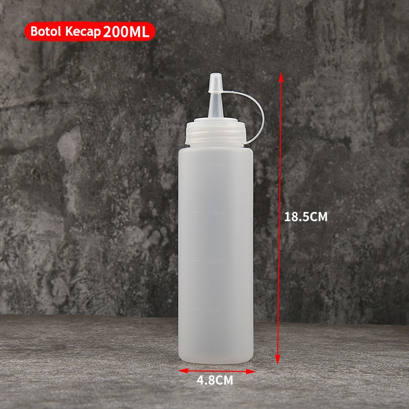 Jual Botol Kecap / Botol Saos Mayo Botol/ Cuka Susu Kental Manis ...
