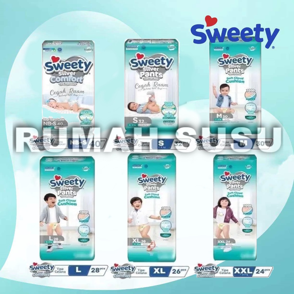 Jual Sweety Silver Pants S38, M28, L28 - RUMAH SUSU | Shopee Indonesia