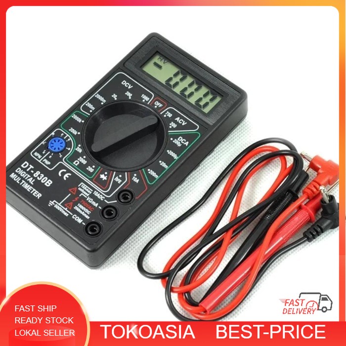 Jual DT-830B MULTIMETER AVOMETER MULTITESTER DIGITAL | Shopee Indonesia