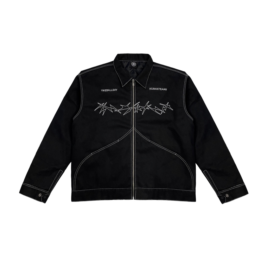 Jual WORK JACKET BOXY | MOUTHY | BLACK | Shopee Indonesia