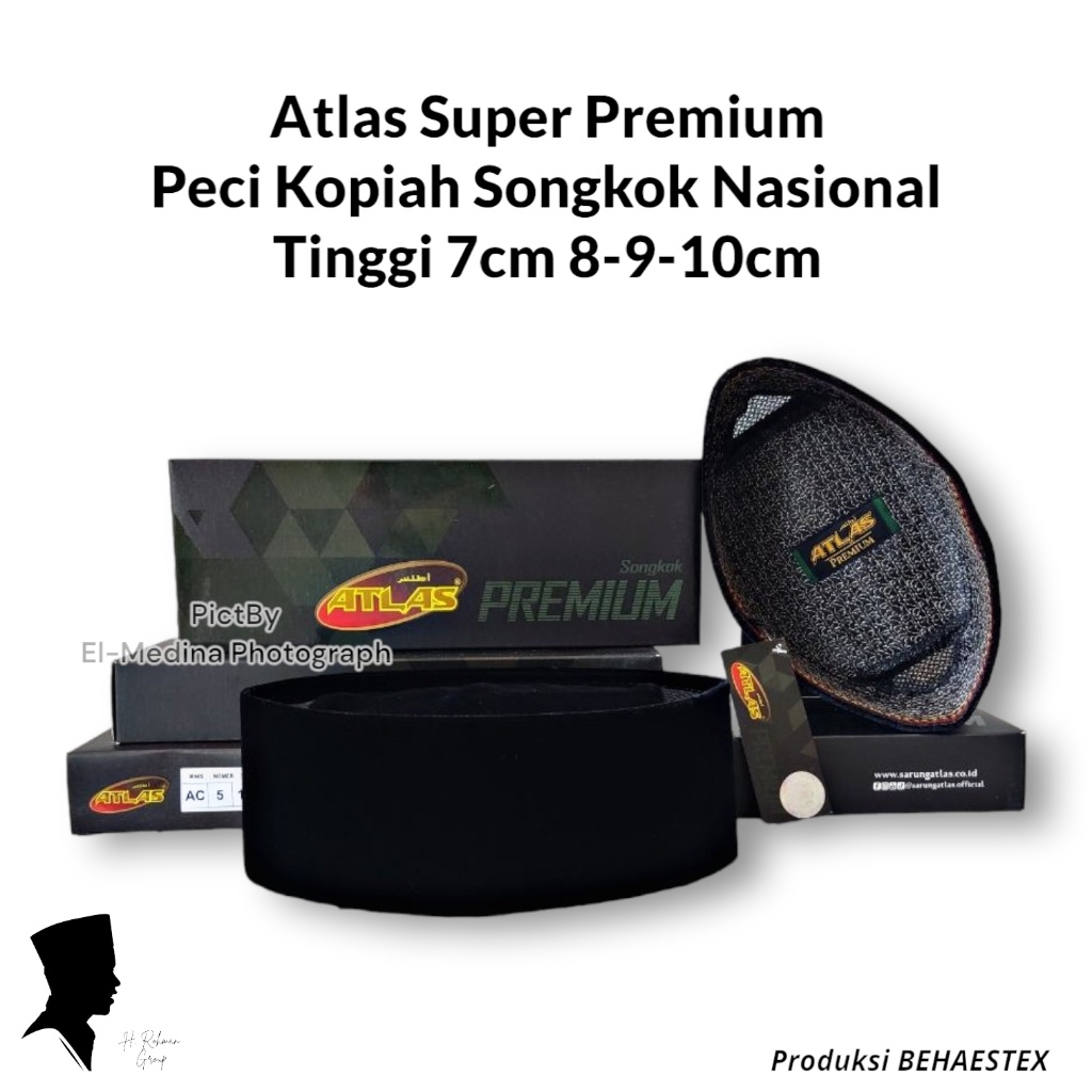 Jual Peci atlas premium Original Songkok atlas Kopiah peci hitam atlas ...