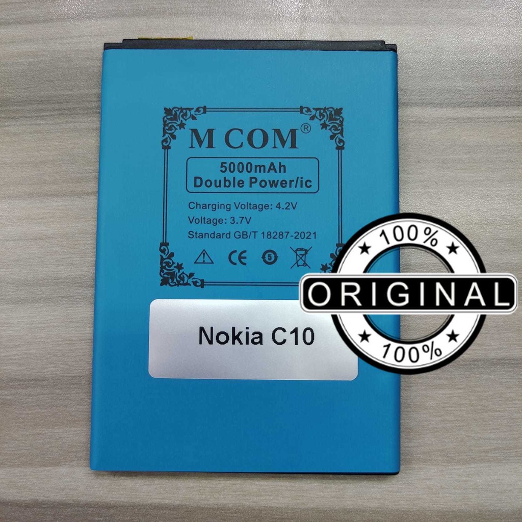 Jual Battery Batere Batre Baterai Double Power Mcom Nokia C10 C20 BL-29CI BL29CI Kapasitas 5000 ...