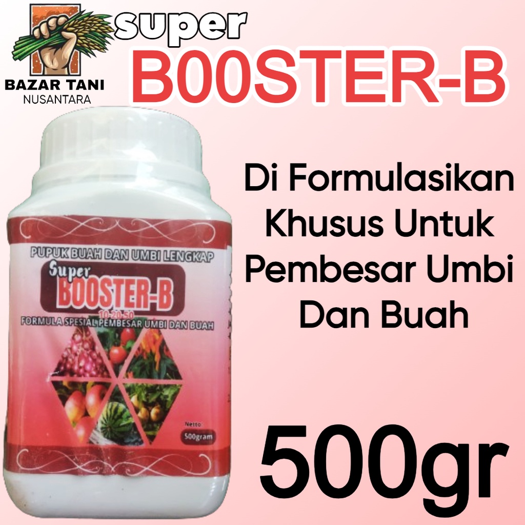 Jual Pupuk Buah dan Umbi Lengkap SUPER BOOSTER-B 10-20-50 Isi 500gram ...