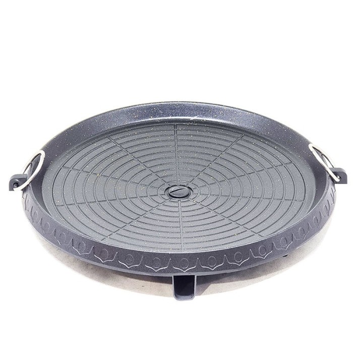 Jual Bulgogi Pan Bulat Alat Pemanggang Kompor Grill Pan Panggang Daging ...