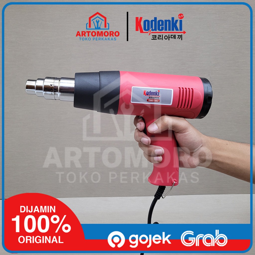 Jual Kodenki Electric Heat Gun 1500W KDK-HAG101 / Heat Gun / Mesin Pemanas | Shopee Indonesia