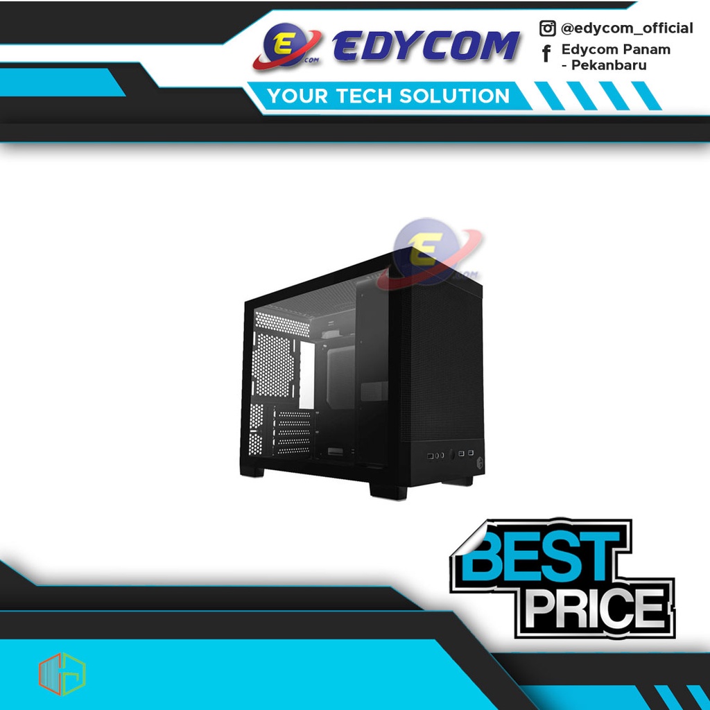 Jual Casing CUBE GAMING VENTUS GLASS BLACK - MESH - LEFT SIDE GLASS ...