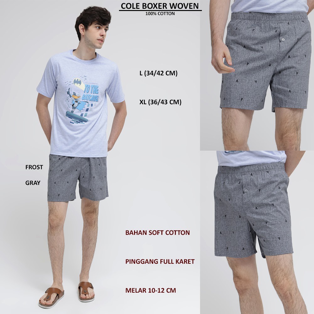 Jual Celana Boxer Pria Pendek santai Cotton Woven (COLE BOXER WOVEN ...
