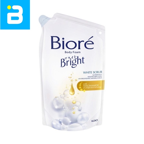 Jual Biore Body Foam Bright White Scrub 380ML | Shopee Indonesia