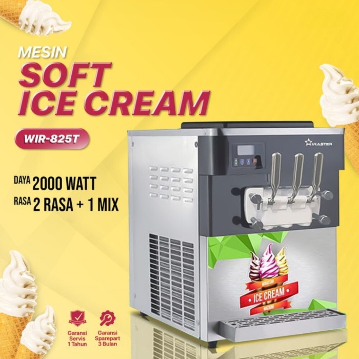 Jual Mesin Es Krim Soft 3 Tuas Wirastar WIR 825T WIR825T 3 Valve 35L/h ...