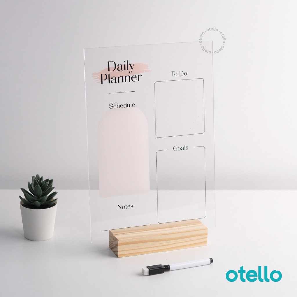 Jual Otello Weekly Planner A4 Akrilik To Do List Daily Planner ...