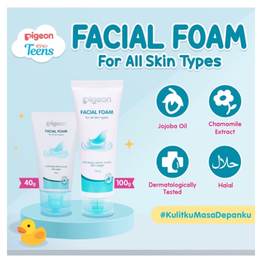 Jual Pigeon Teens Facial Foam for All Skin Types Sabun Muka Pembersih ...