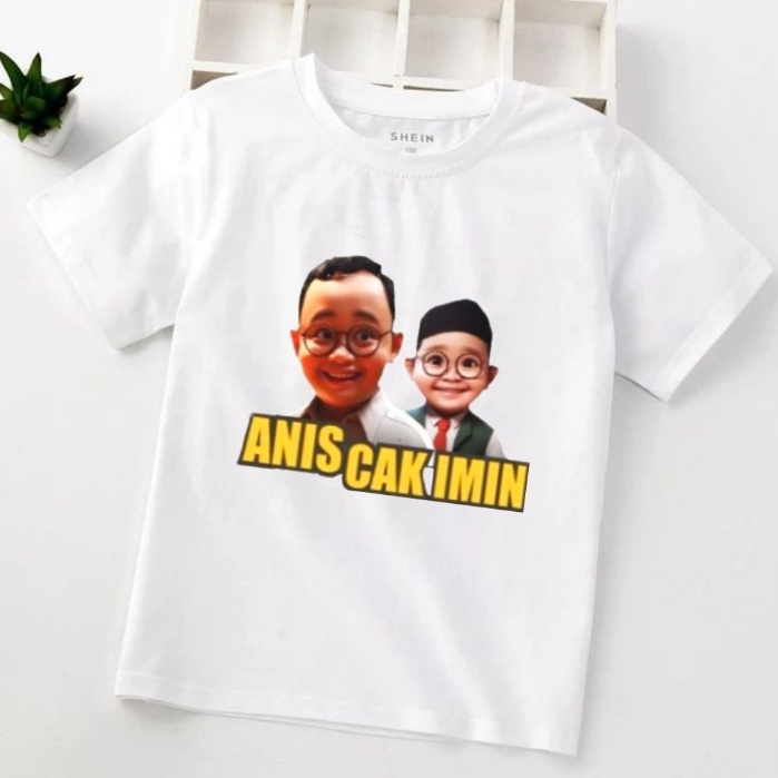 Jual Kaos amin anies baswedan cak imin 2024 kaos kartun anis usia 2 ...
