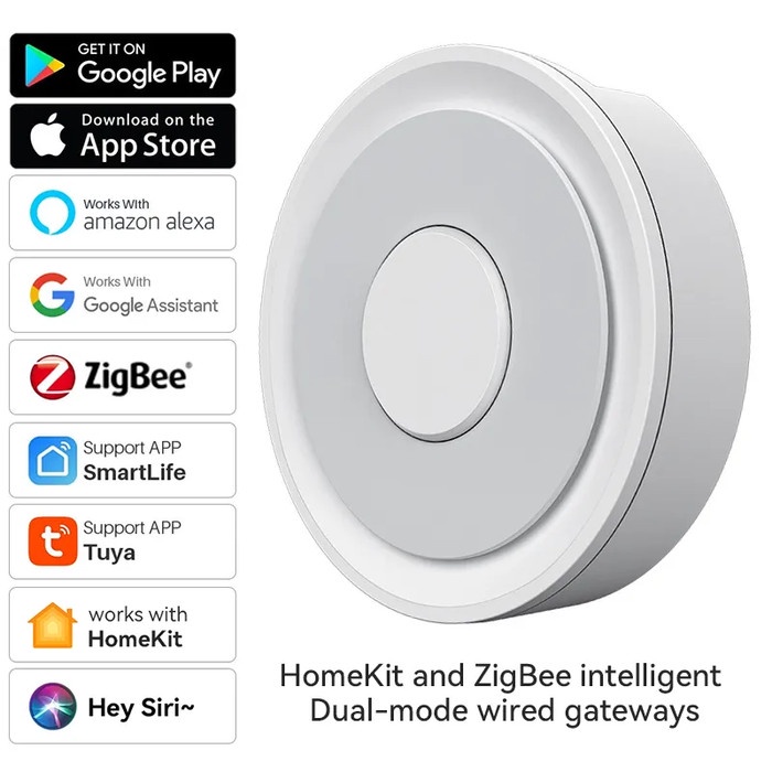 Jual AMC Tuya Wire Zigbee 3.0 Gateway Hub Work With HomeKit Smart Life ...