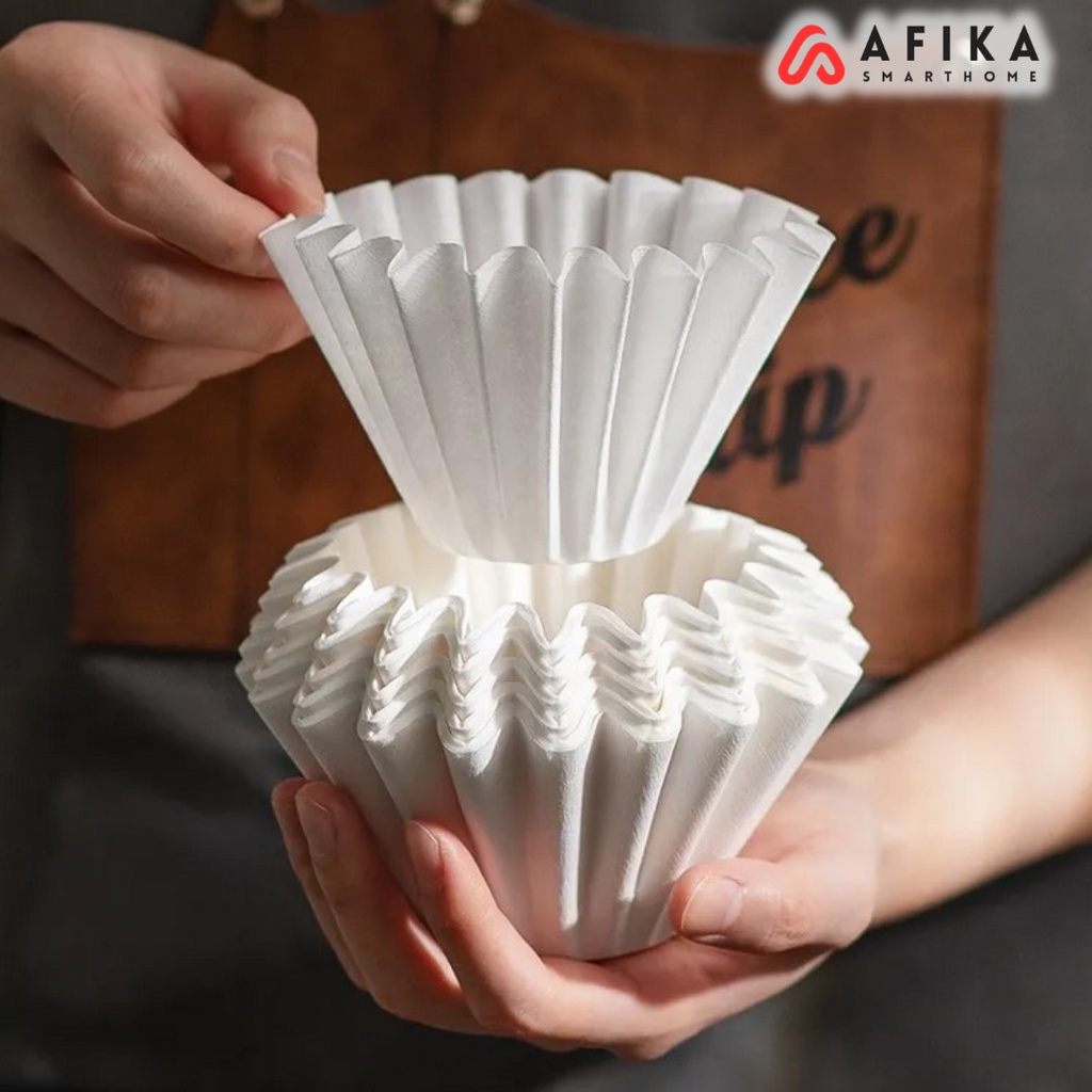 Jual Kertas Filter Saringan Kopi Clever Drip Model Bunga Wave Filter ...