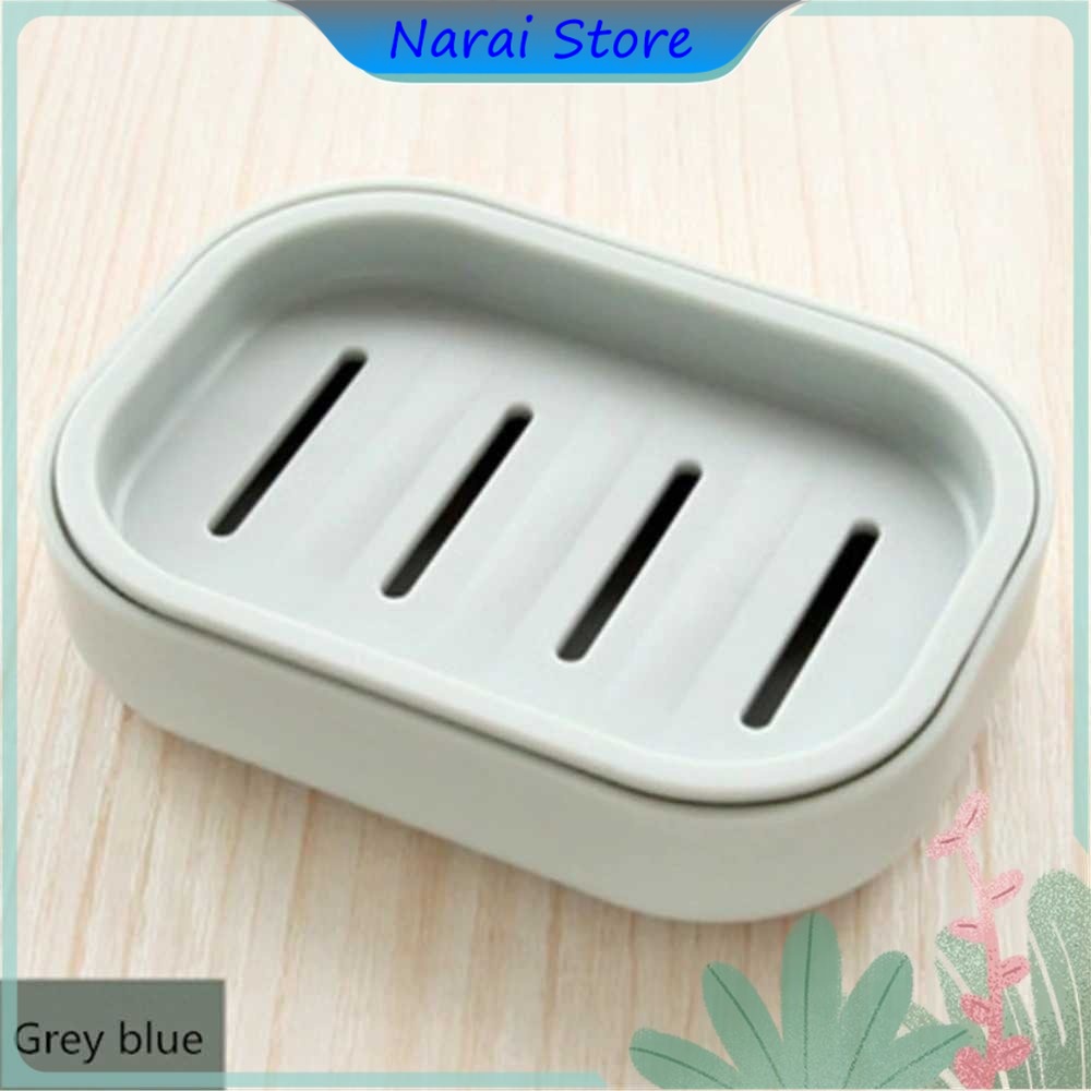 Jual Bio Rak Sabun Mandi 2 Lapis Container Soap Drain Box | Shopee ...