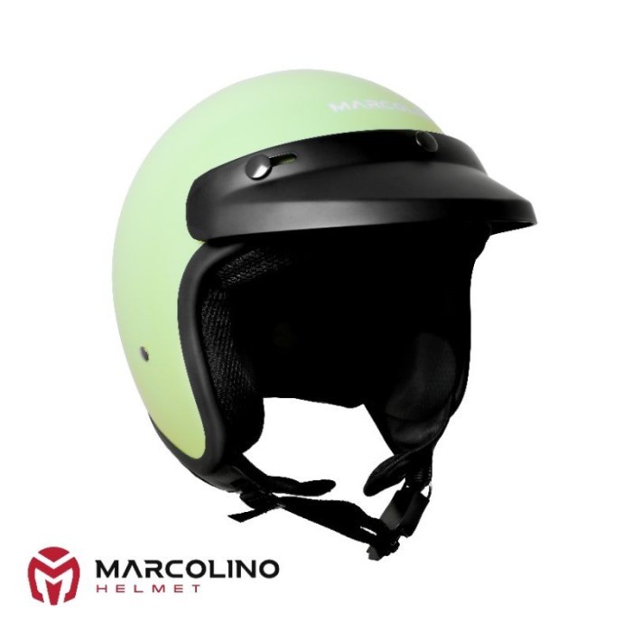 Jual Helm Bogo Retro Marcolino Pastel Green SNI PET by JMC Helmet ...