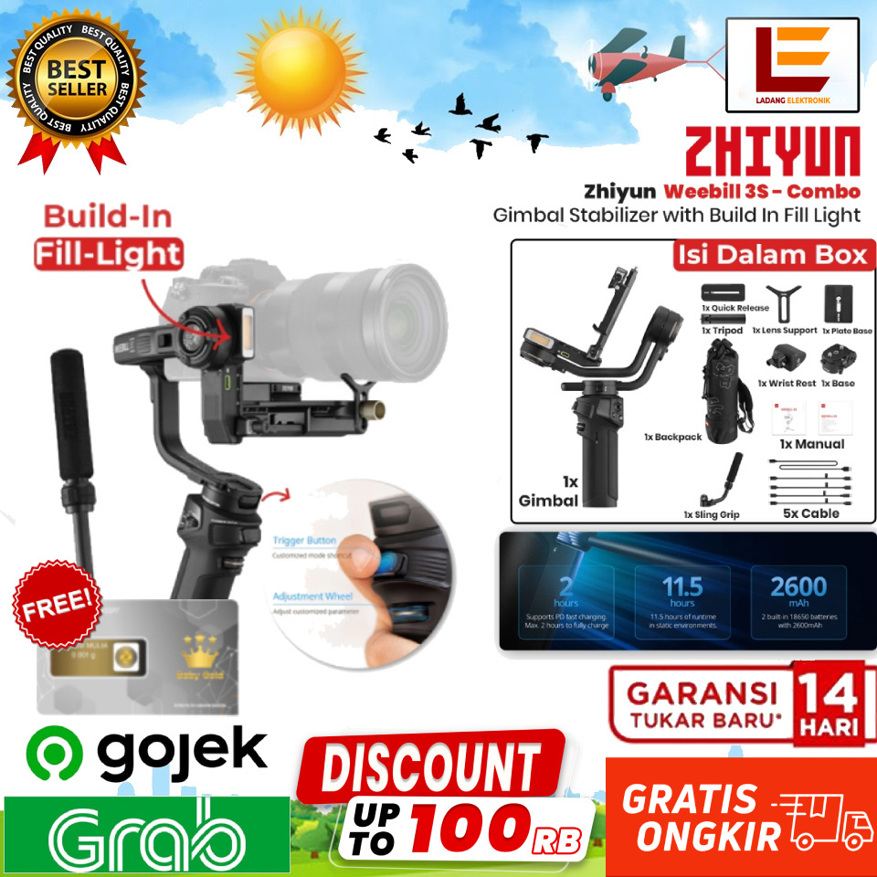 Jual Zhiyun Weebill 3S - Combo Gimbal Stabilizer Kamera Weebill-3 S ... Jual Zhiyun Weebill 3S - Combo Gimbal Stabilizer Kamera Weebill-3 S ...