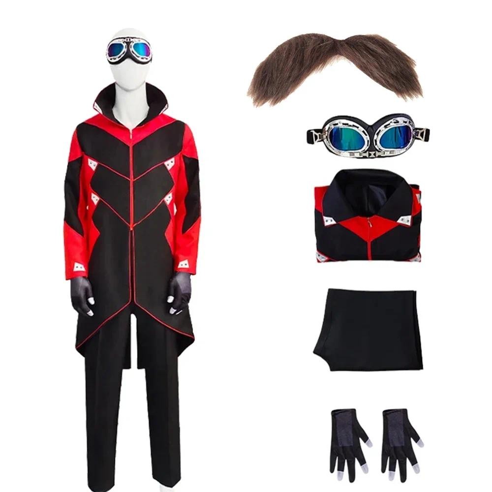 Jual Anime Eggman Cosplay Costume Ivo Mr Dr Robotnik Cosplay Beard Men ...