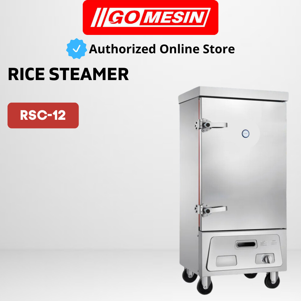 Jual Rice Steamer Gomesin RSC-12 Mesin Penanak Nasi 12 Tray Original | Shopee Indonesia