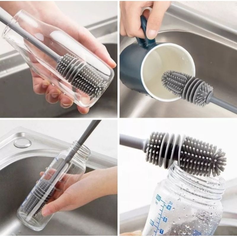 Jual ALAT PEMBERSIH BOTOL / ALAT PENCUCI BAGIAN DALAM BOTOL | Shopee ...