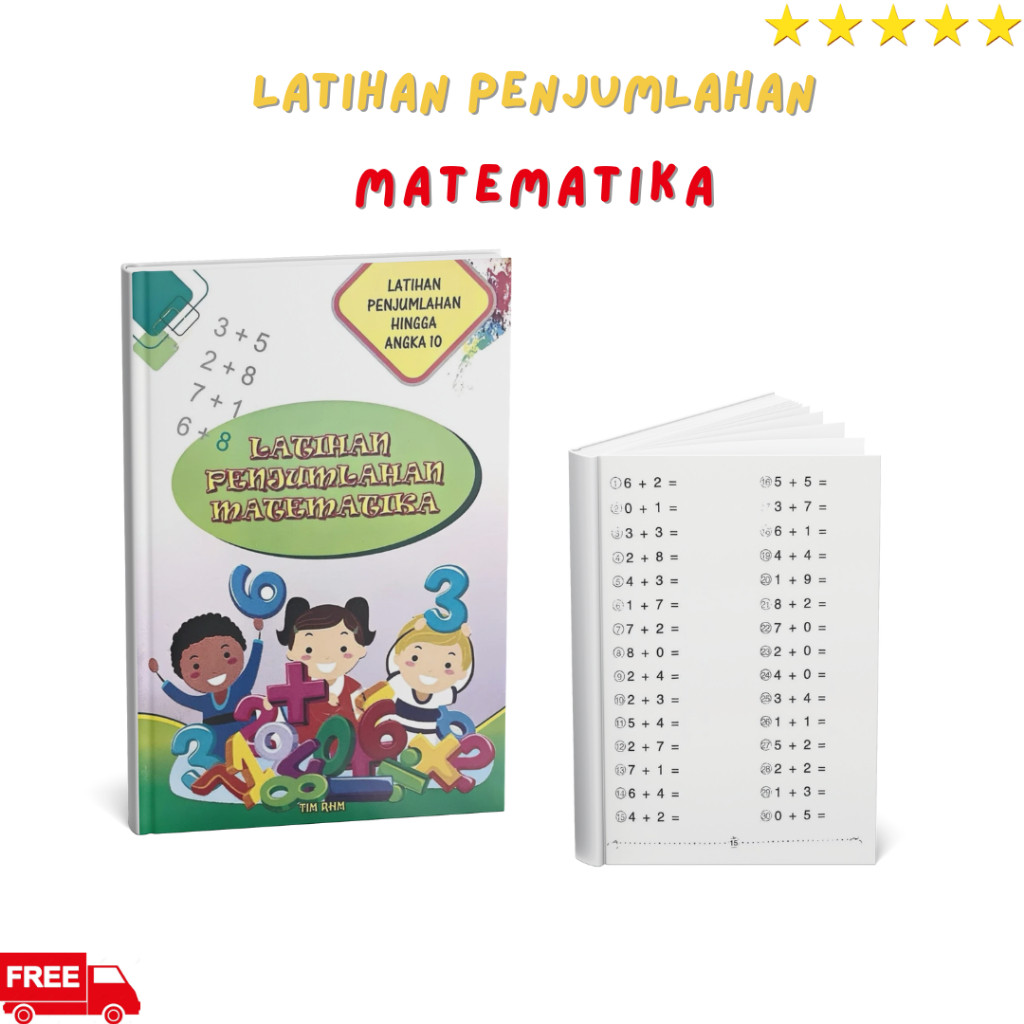 Jual Buku Latihan Penjumlahan Matematika - Soal Latihan Penjumlahan ...