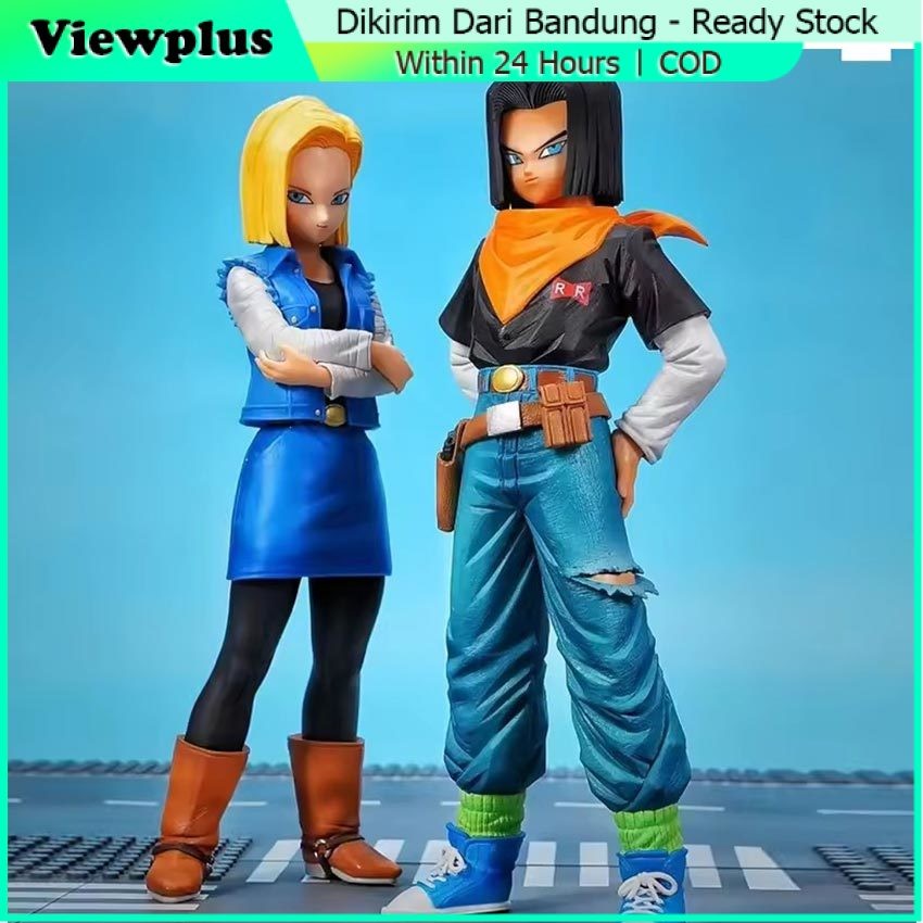 Jual Statue Dragonball Android 17 18 dragon ball action figure | Shopee ...