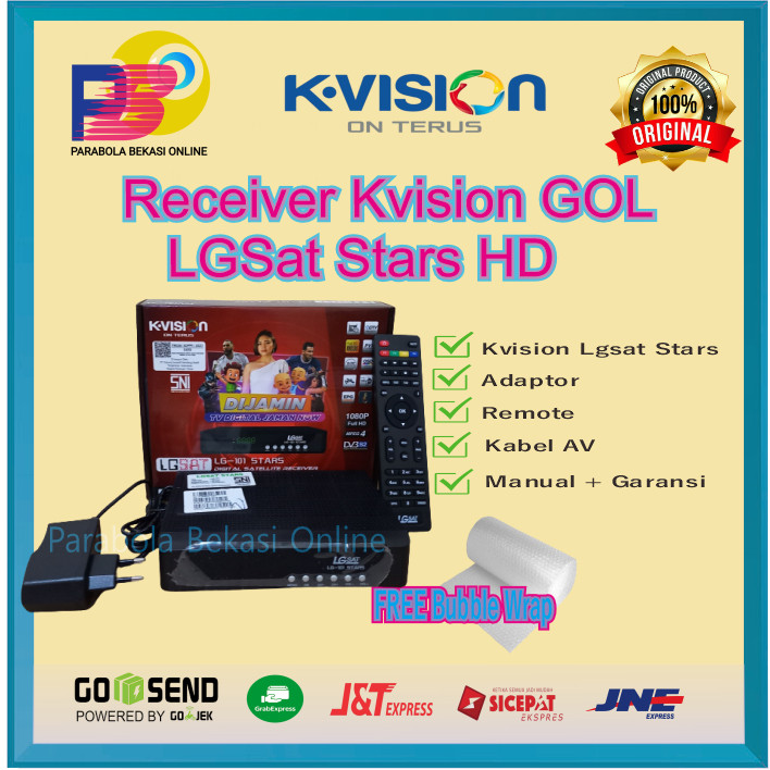 Jual Receiver Kvision GOL LGSat Stars HD | Shopee Indonesia
