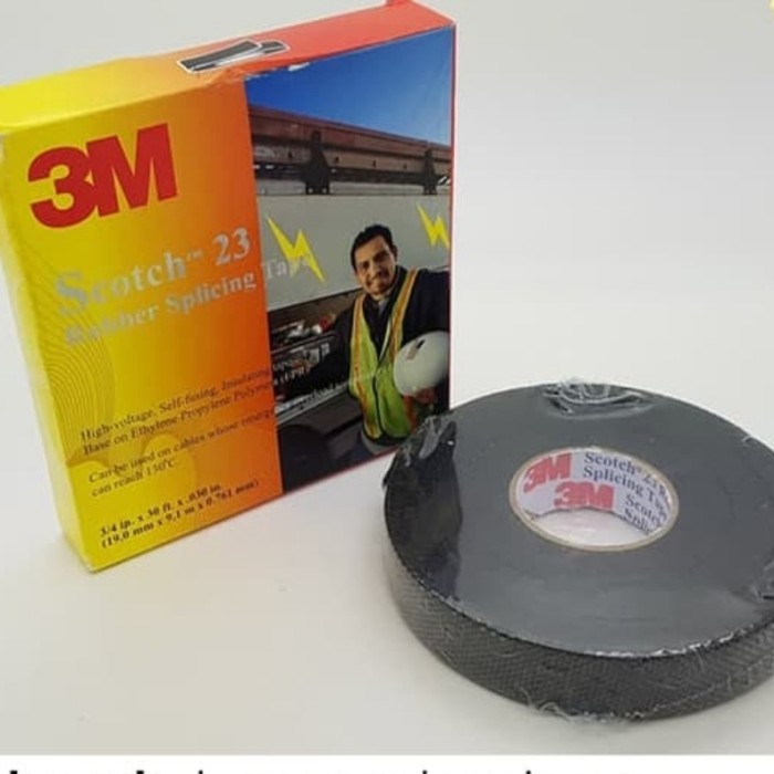 Jual Solasi Scotch 23 3M Rubber Tape- Isolasi Lilit Tahan Air 3/4in x ...