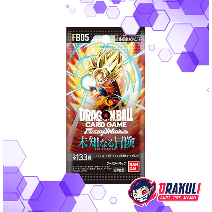 Jual TCG Dragon Ball Booster Pack Fusion World - New Adventure FB05 / FB-05 (Japanese) | Shopee ...