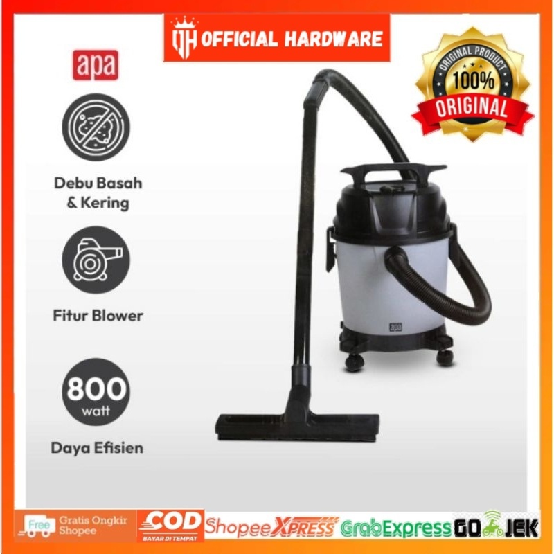 Jual vacum APA alat penghisap debu kering dan basah 800 Watt | Shopee ...