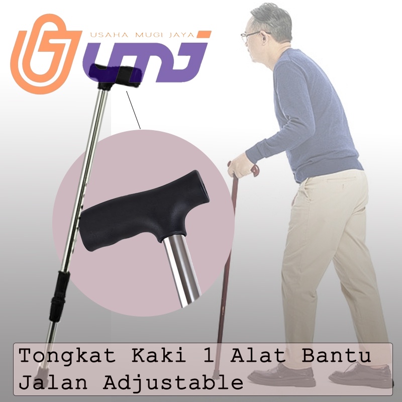 Jual Alat Bantu Jalan Adjustable Tongkat Lansia Satu Kaki Tongkat Kaki ...