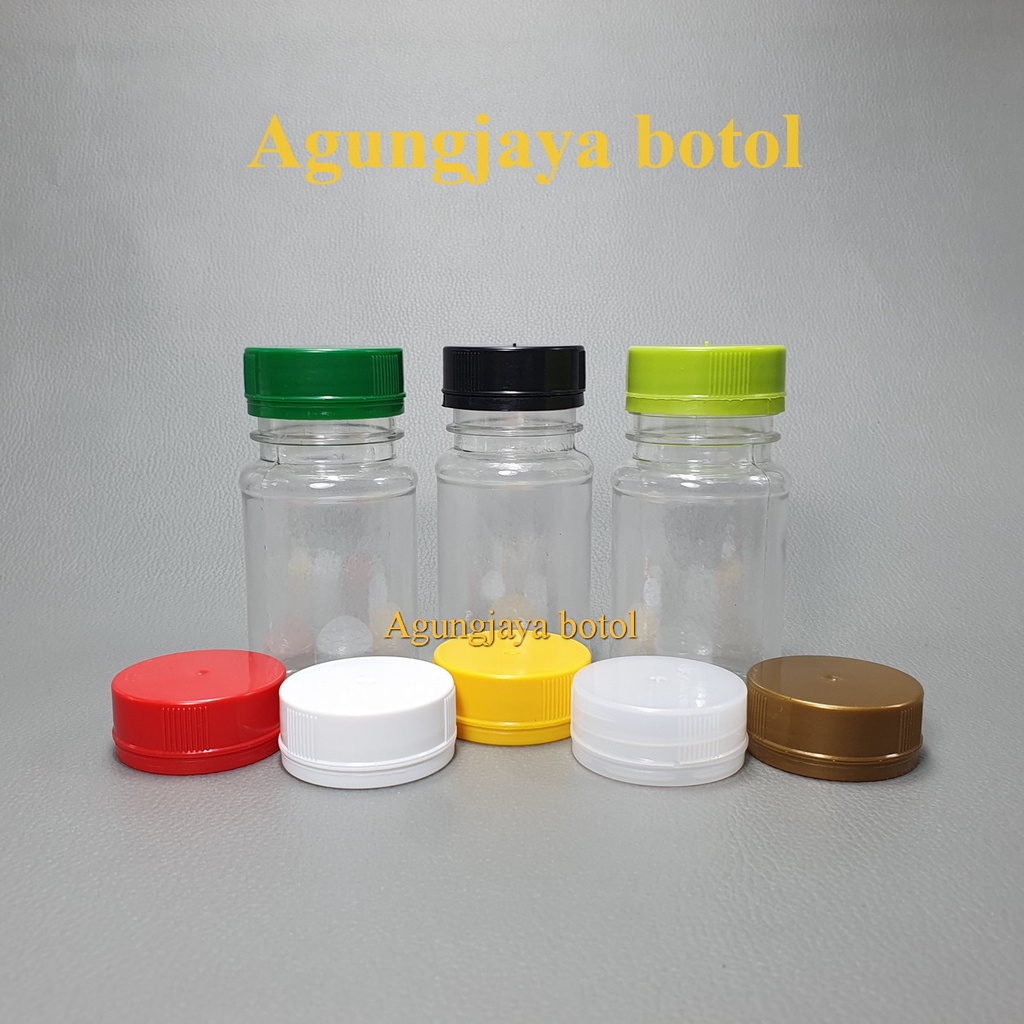 Jual Botol 85 ml Obat Natural / Botol Obat / Botol Kapsul / Botol Obat ...