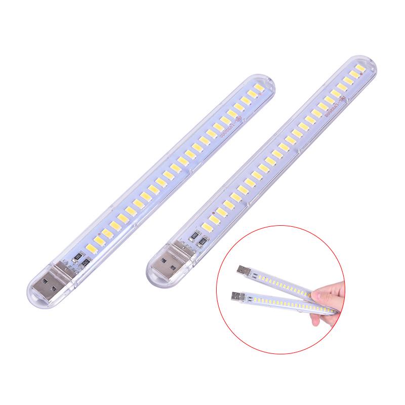 Jual Lampu Baca Belajar Kerja Mini LED USB Strip Portable Cool White ...