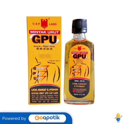 Jual Cap Lang Gpu Minyak Urut Sereh 60 Ml | Shopee Indonesia