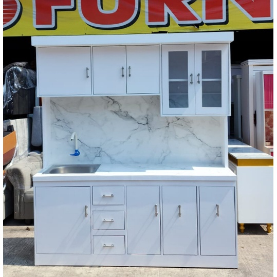 Jual Kitchen Set Dengan Sink / Lemari Dapur Wastafel / Lemari Sayur 4 ...