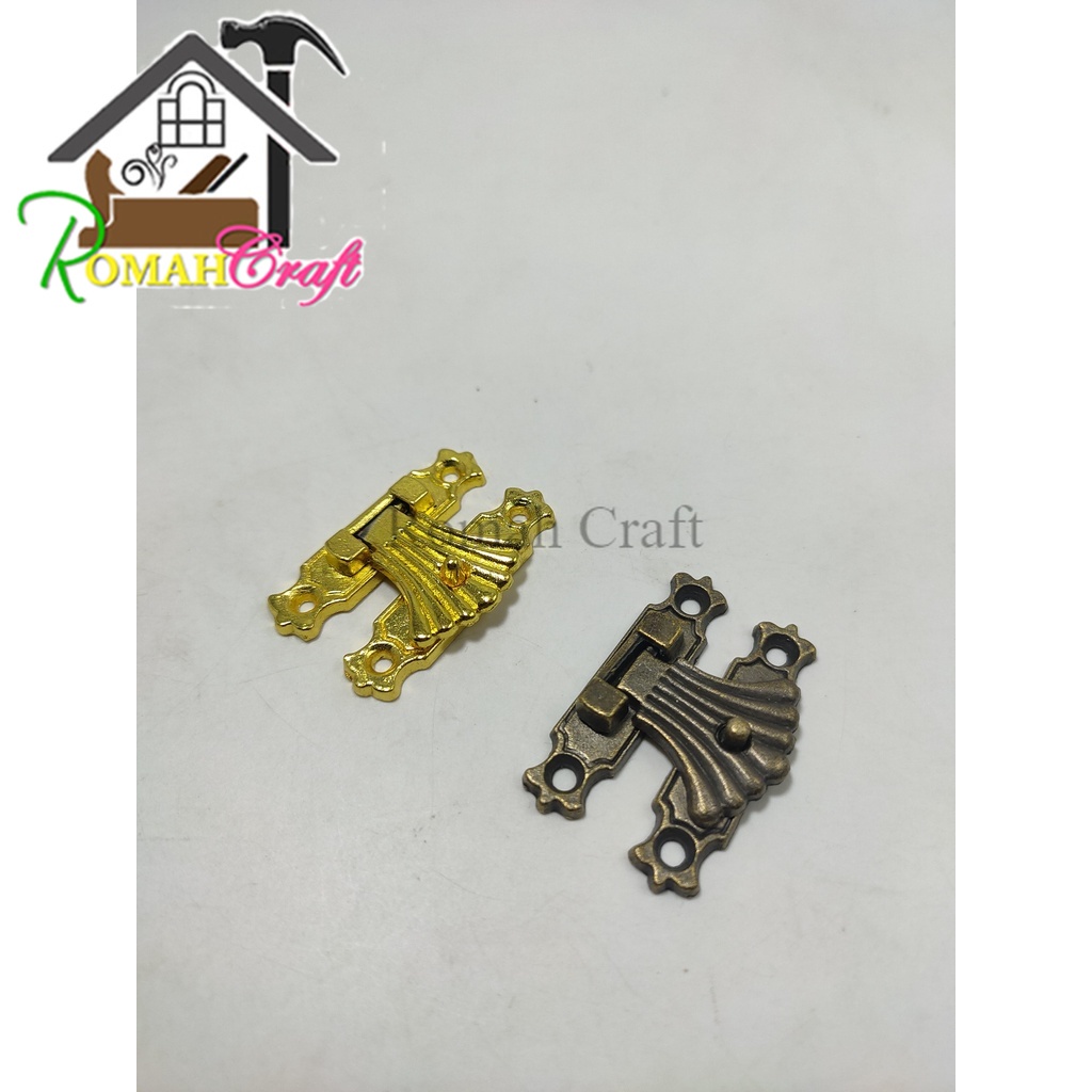 Jual Imp.16 Kunci dus antik 35 x 25 mm Kuncian pengait box Kunci plakat ...