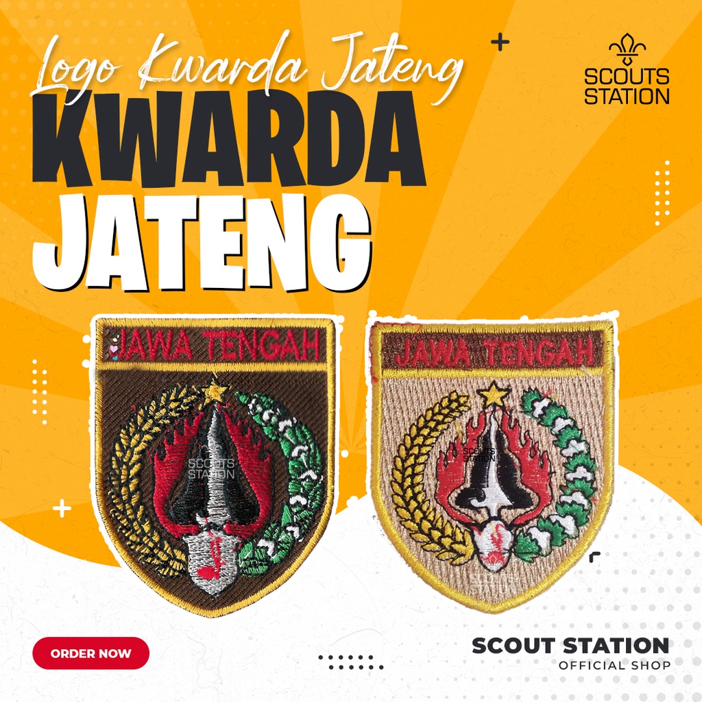 Jual Logo Jawa Tengah Baru / Kwarda Jateng Baru / Badge Jateng Baru ...