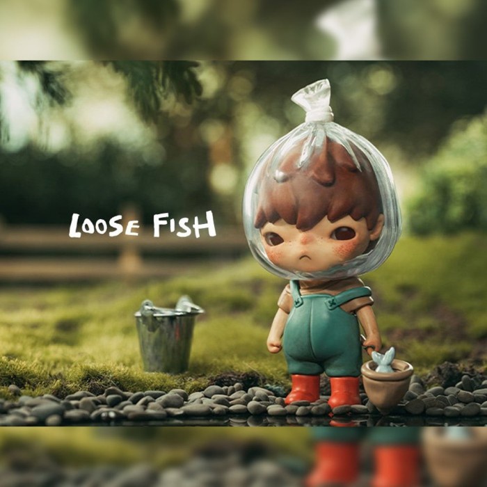 Jual POP MART popmart Hirono Little Mischief - Loose Fish | Shopee ...