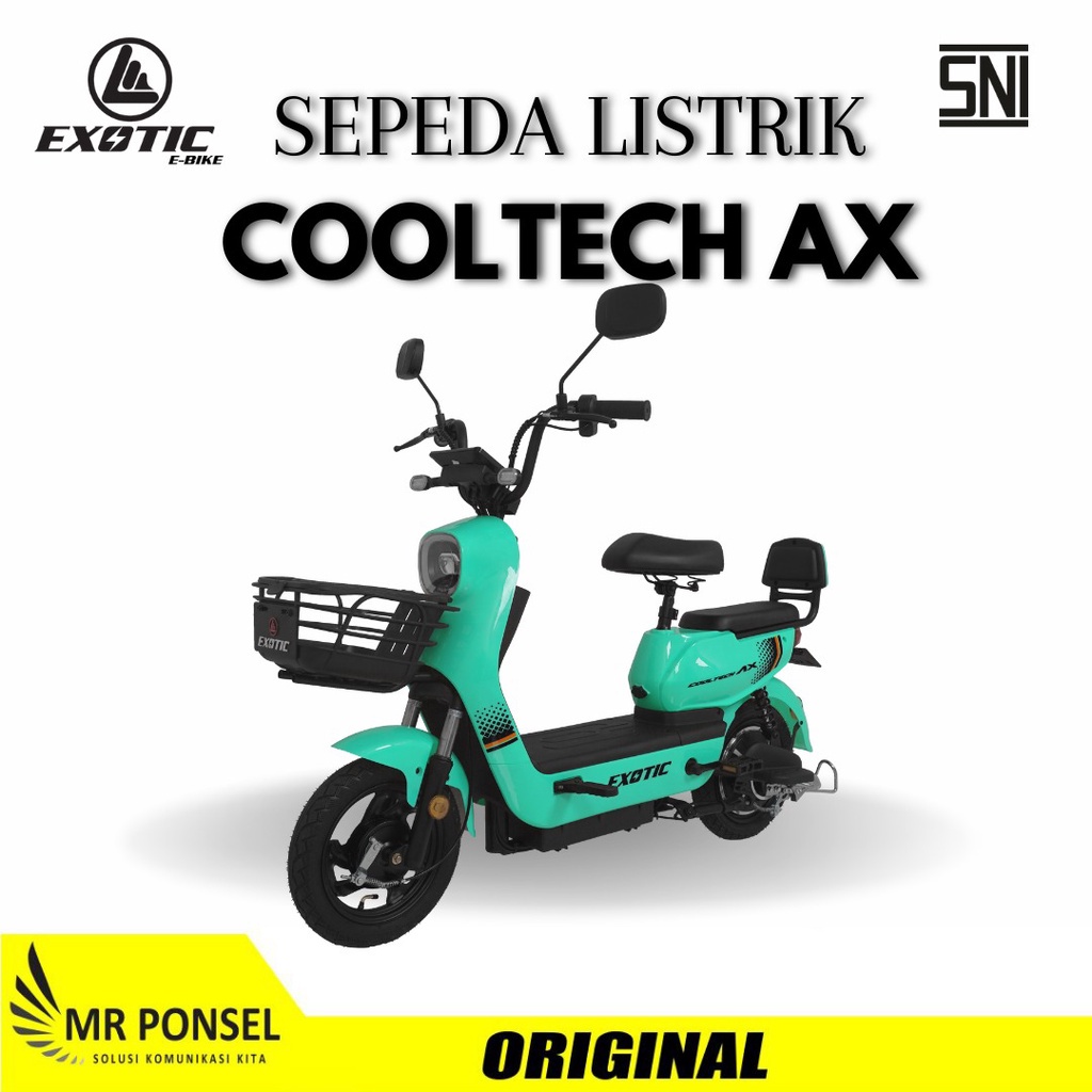 Jual Sepeda Listrik Exotic Cooltech AX Pacific Garansi Resmi By Pacific ...