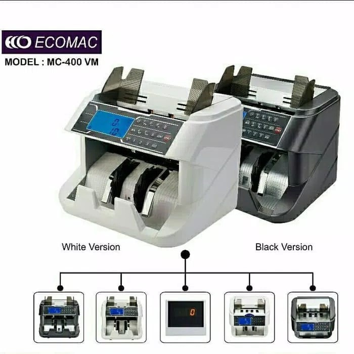 Jual ECOMAC MC-400VM - MESIN HITUNG UANG / BILL MONEY COUNTER DETECTOR ...