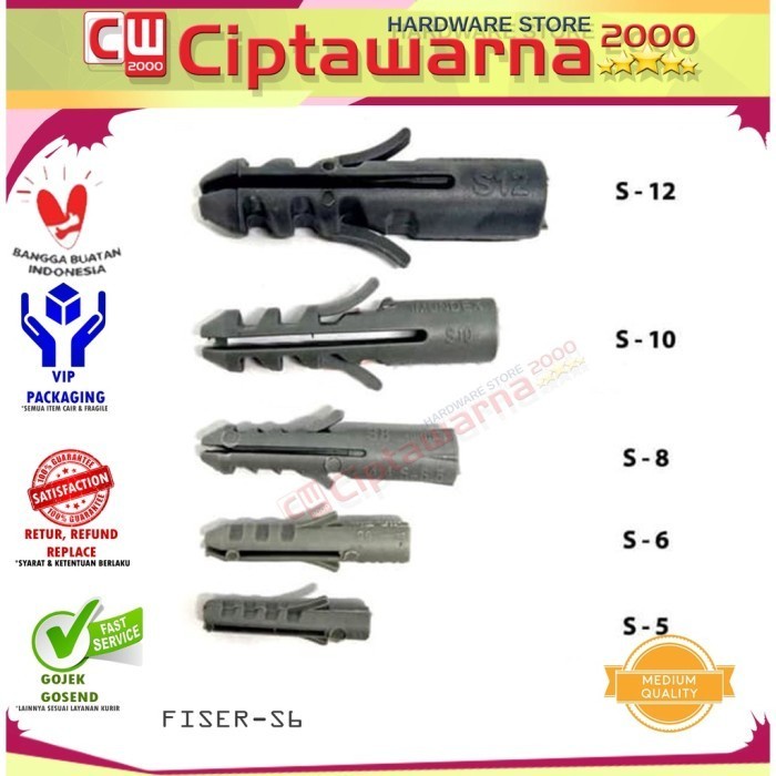 Jual Angkur beton dinding bata ringan Ukuran S6 S8 S10 S12 Tanpa Skrup ...