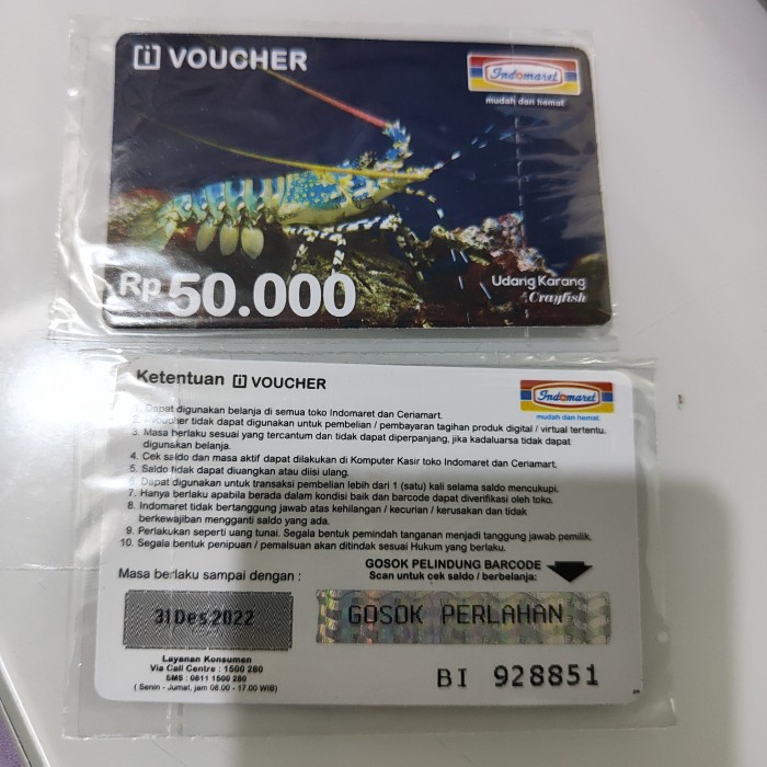 Jual voucher indomaret 50000 | Shopee Indonesia