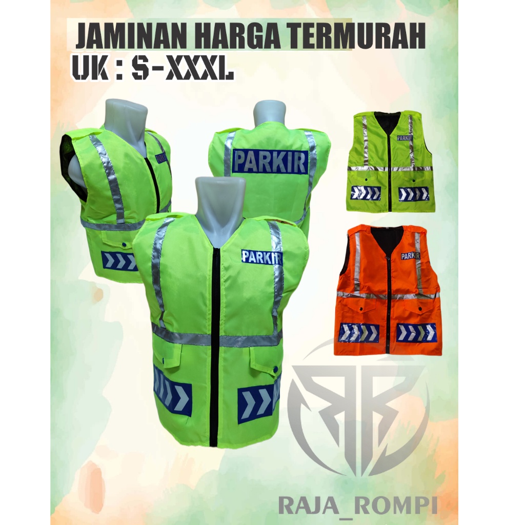 Jual Raja_Rompi Rompi Parkir Bahan Parasut Anti Air/Rompi Parkir/Rompi ...