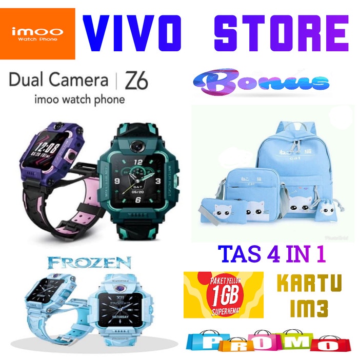 Jual IMOO WATCH PHONE Z6 HD VIDEO CALL GARANSI RESMI IMOO INDONESIA ...