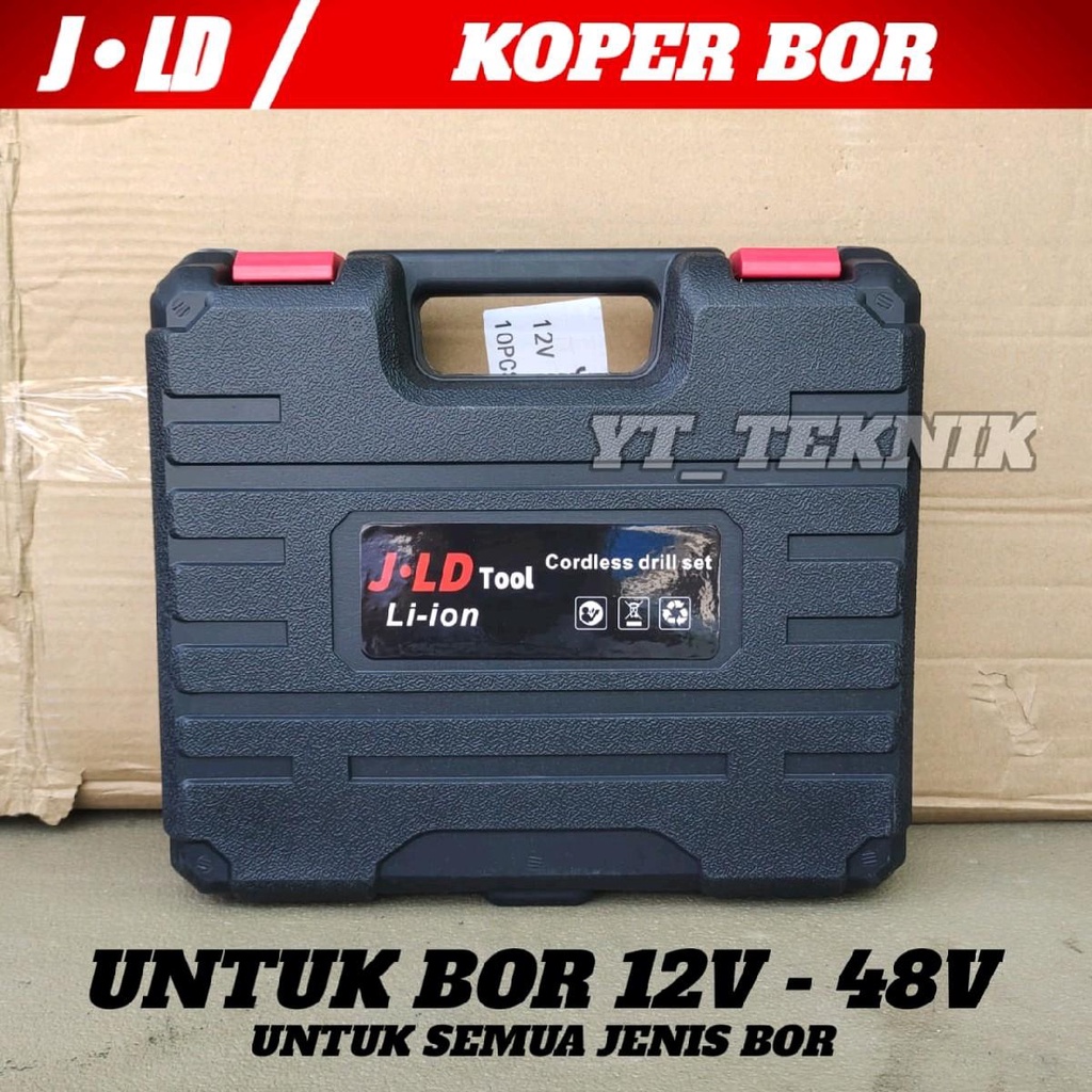 Jual Box koper bor JLD set lengkap Toolbox Original murah | Shopee ...