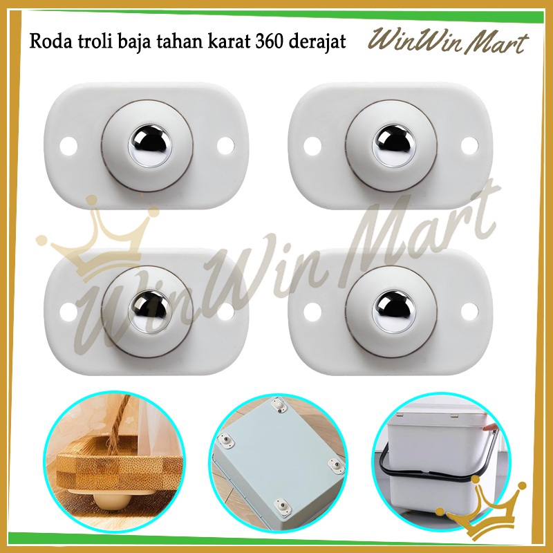 Jual Roda Tempel Mini Serbaguna/Roda Mini Tempel Universal/Roda Kecil ...