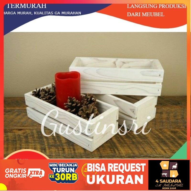Jual HAMPERS KAYU KOTAK HANTARAN KAYU BOX KAYU WOODEN BOX STORAGE BOX ...