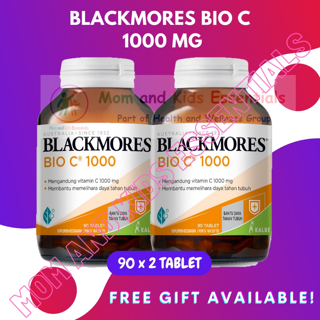 Jual BLACKMORES BIO C 1000 MG 90 TABLET 2 BOTOL TWIN PACK VITAMIN C ...
